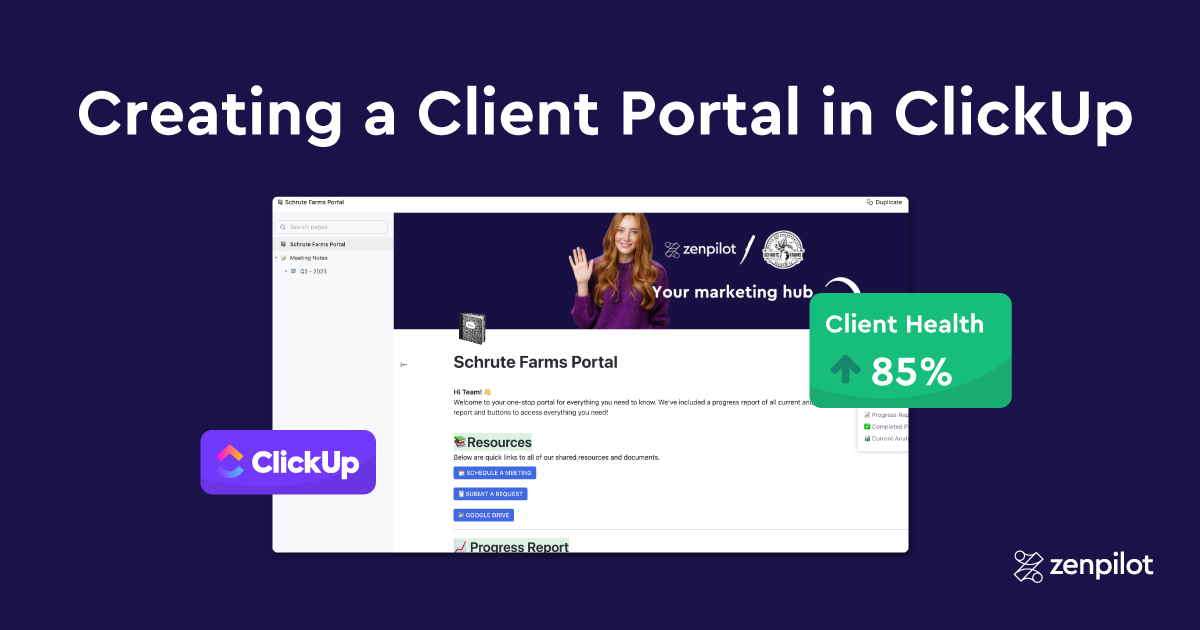 How to Build a Client Portal in ClickUp